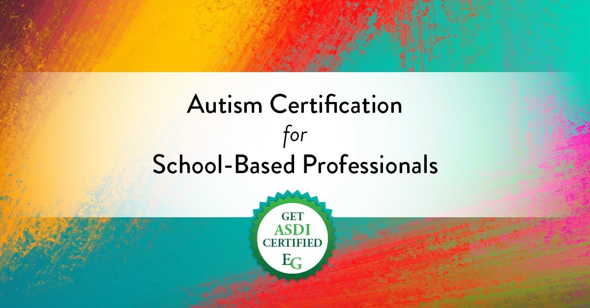 Autism Certification for School Professionals