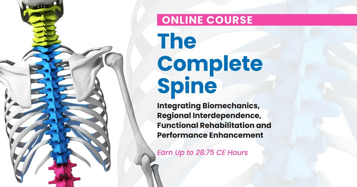 Comprehensive Spine Rehab Training - Enhance Your Clinical Skills