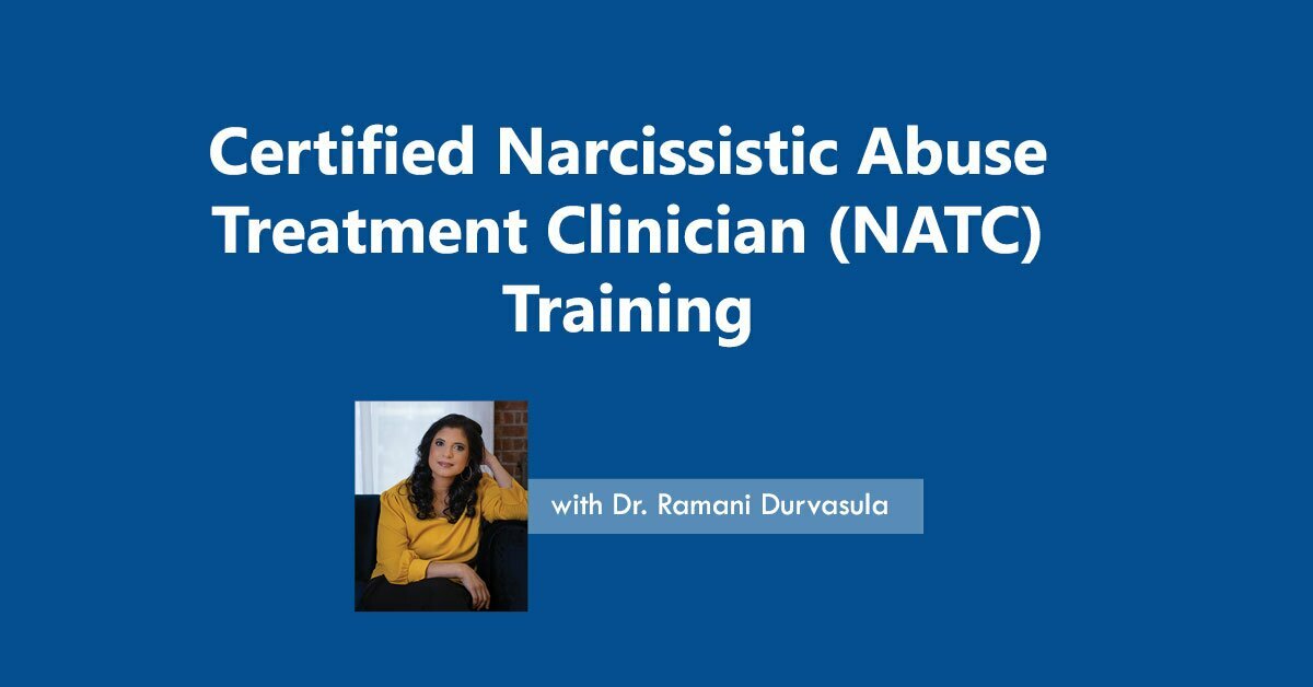 Certified Narcissistic Abuse Treatment Clinician Training
