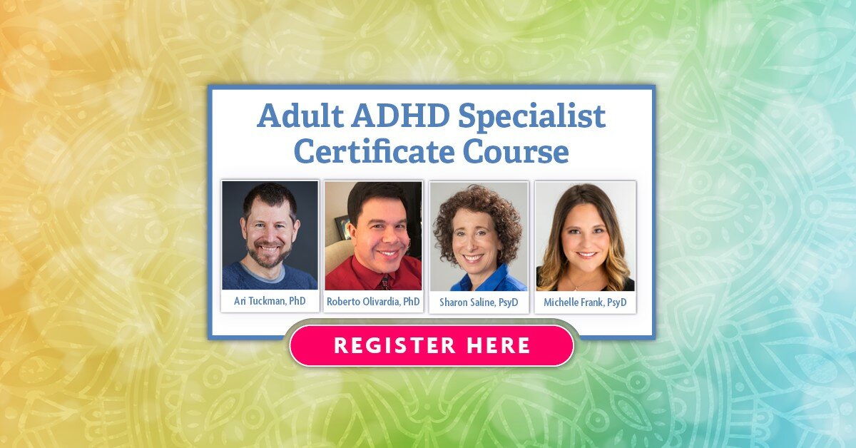 Adult ADHD Specialist Certificate Course