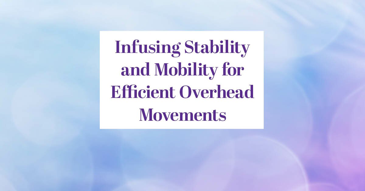 Infusing Stability and Mobility for Efficient Overhead Movements
